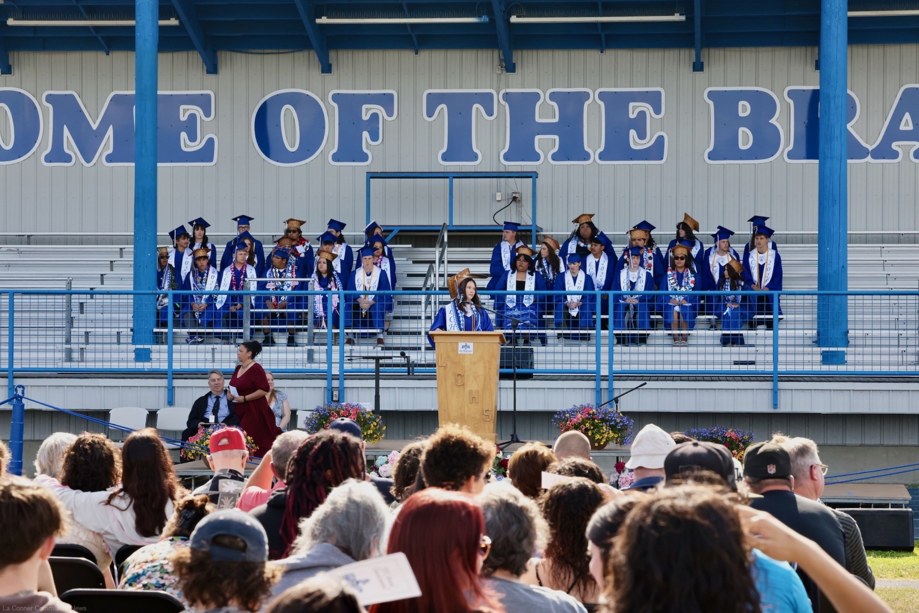 The sun shines brightly on La Conner High School’s graduating class ...
